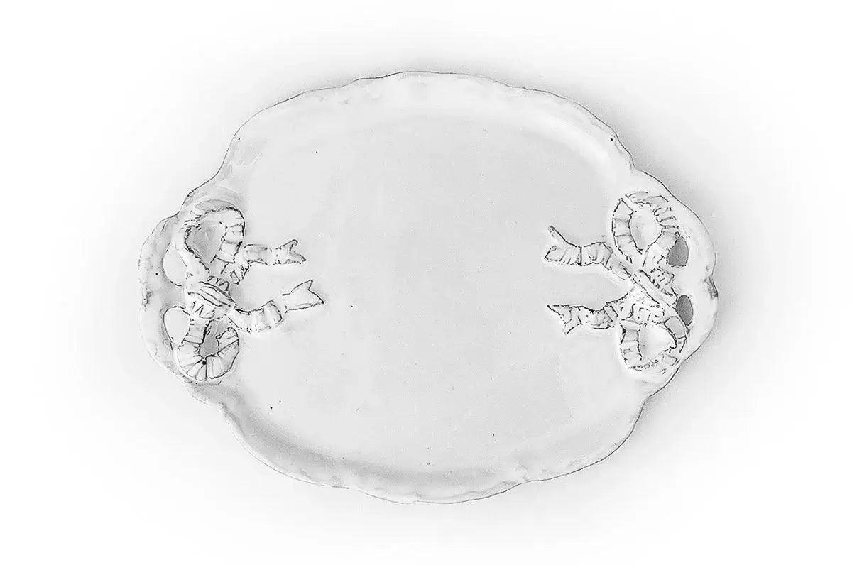 Marie-Antoinette platter with handle – Figure Lecture